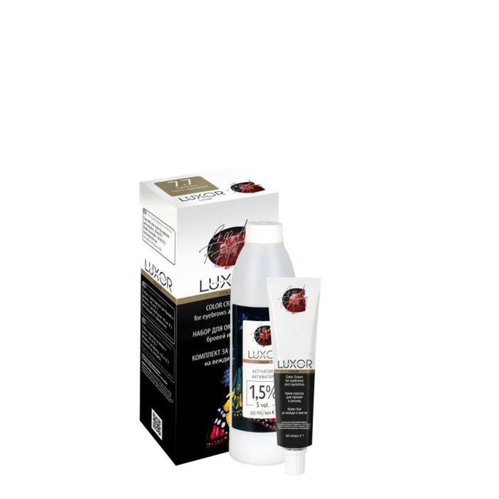 Luxor Color Cream Set 4.01 professional eyebrow and eyelash tinting ki